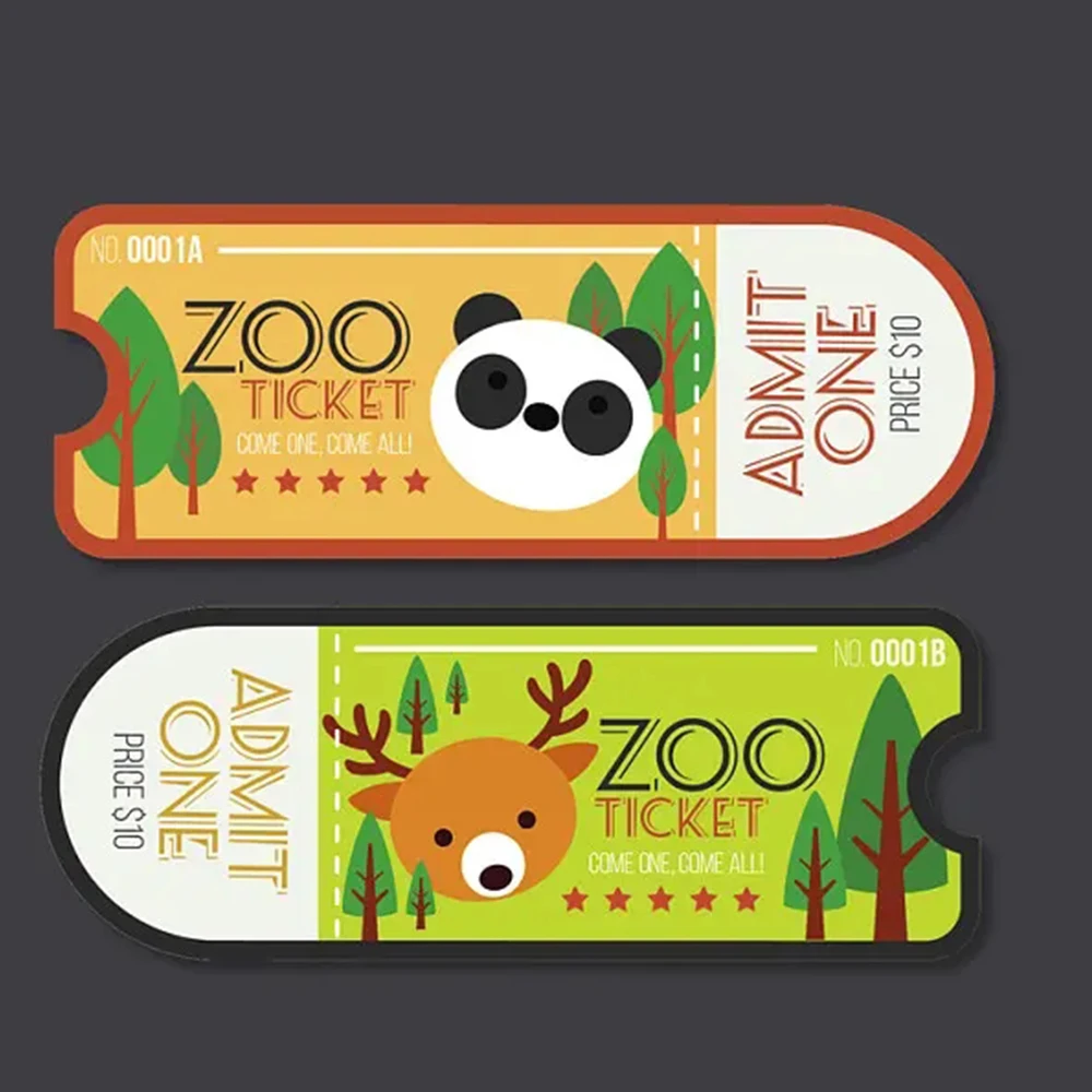 Customised Paper Ticket Printing Service For Film Tickets/concerts ...