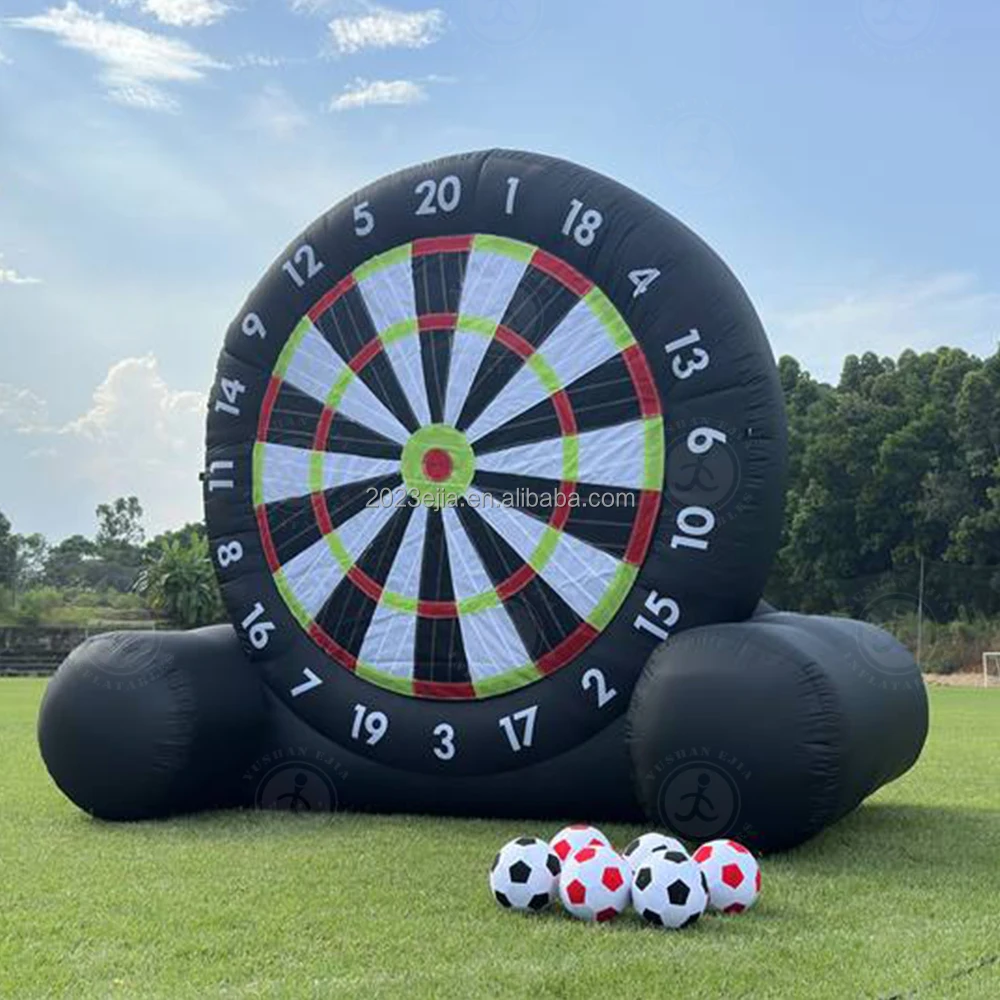 Giant Inflatable Soccer Dartboard Oversized Football Dart Target Huge ...