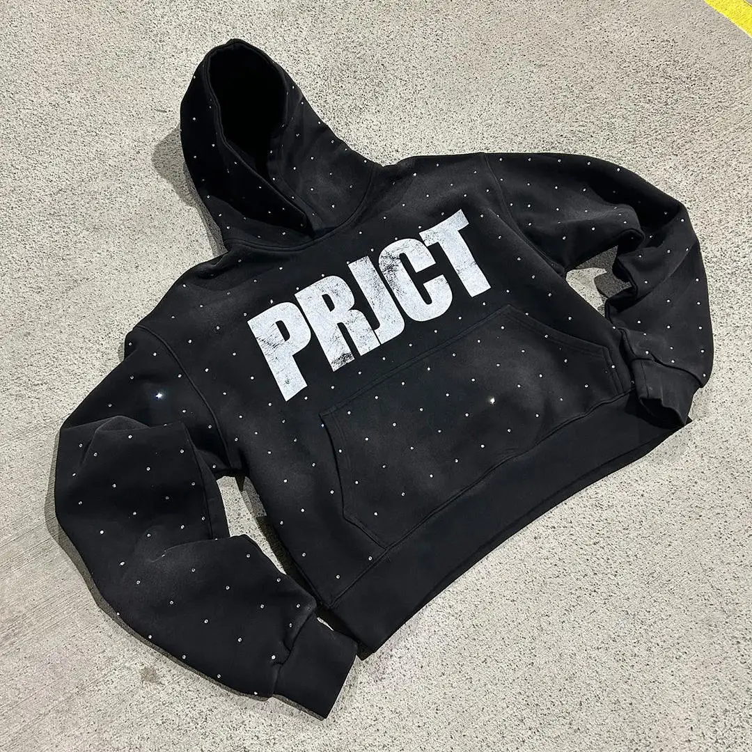 Puff Print French Terry Oversized Hoodie Manufacturers Custom ...