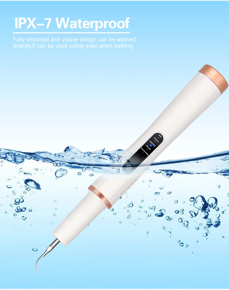 Electric Tooth Cleaner Portable 5 Modes Teeth Plaque Remover Device ...