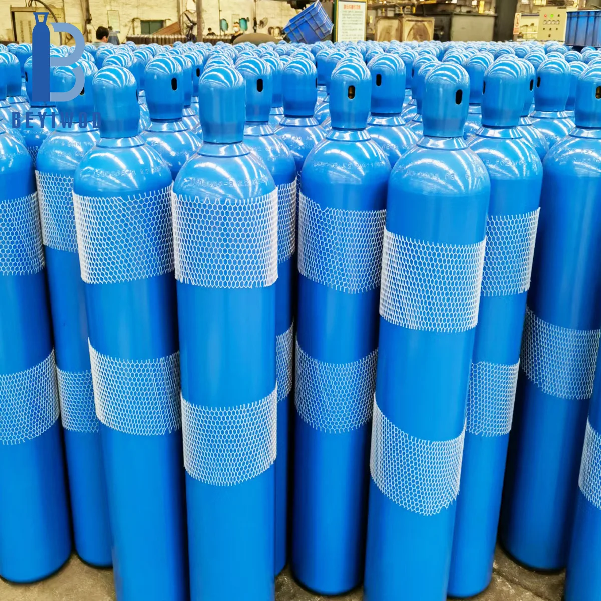 ISO 9809 Standard Steel Cylinder 40L 47L 50L Tped Certificate 150bar 5 ...