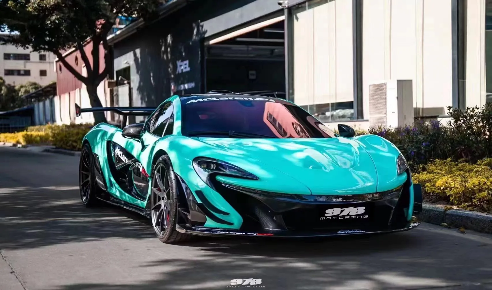 For McLaren P1 Body Kit P1 Upgraded GTR Style Front and Rear Bumper ...