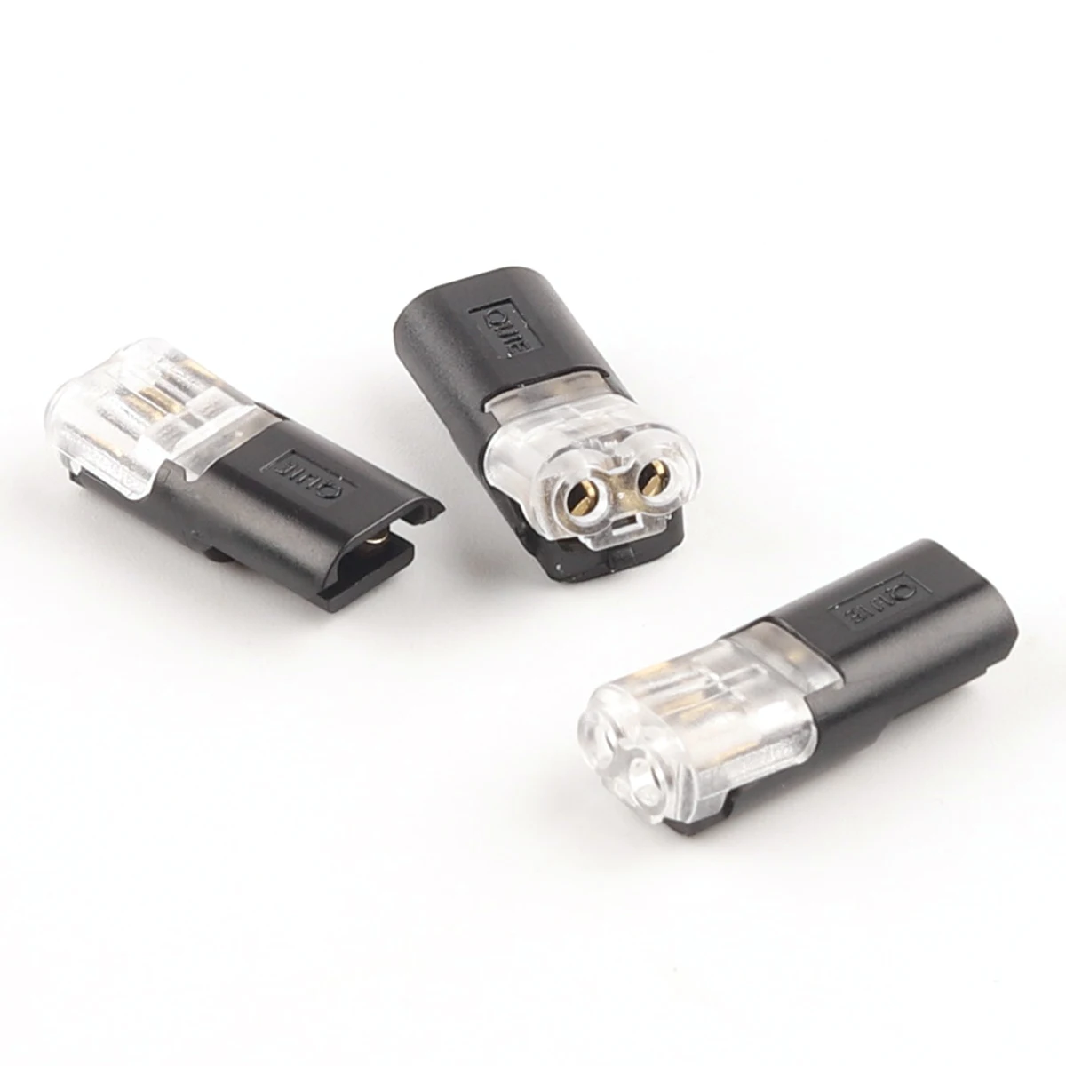 2pin Pluggable Spring Wire Connectors for 18-24 AWG Wire