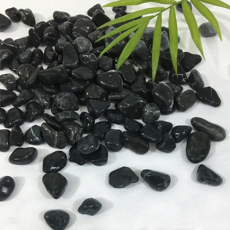 Basalt Washed Tumbled Pebble For Garden Decoration - Buy Basalt Pebble ...