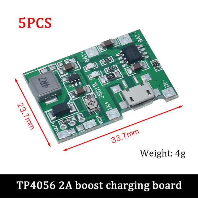 TP4056 2A BOOST - Efficient Lithium Battery Charger Module