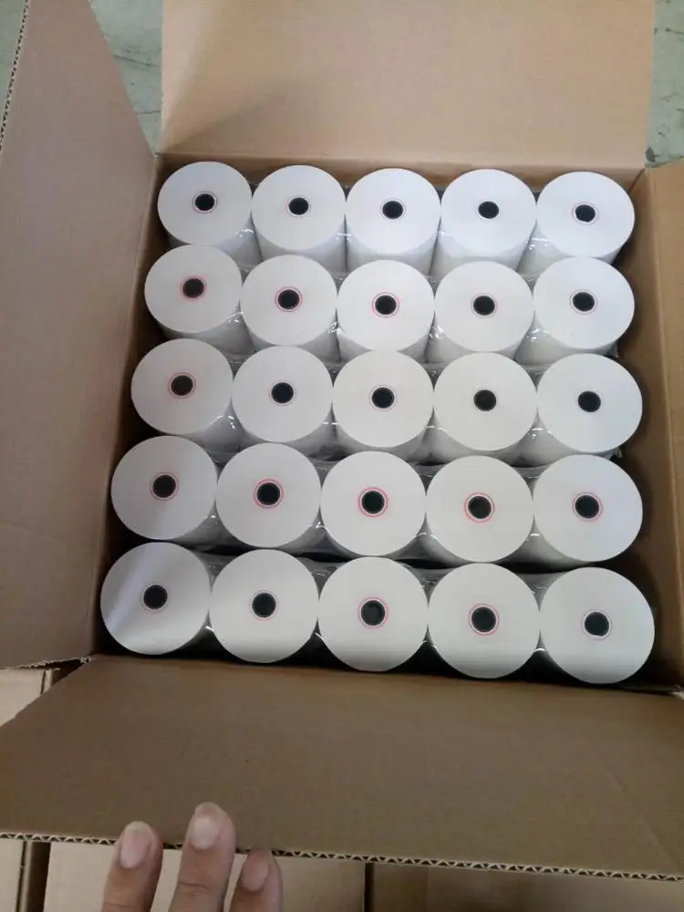 Free Sample 80mm 57mm Cash Register Till Receipt Tape Printing Papel ...