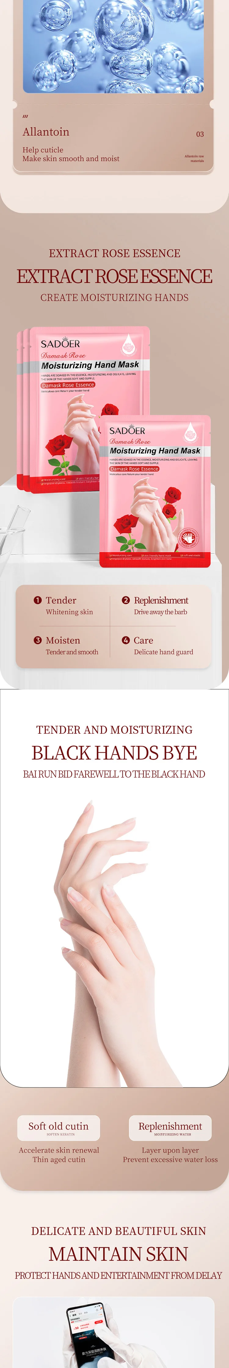 Sadoer Wholesale Private Label Natural Moisturizing Rose Mild Not ...