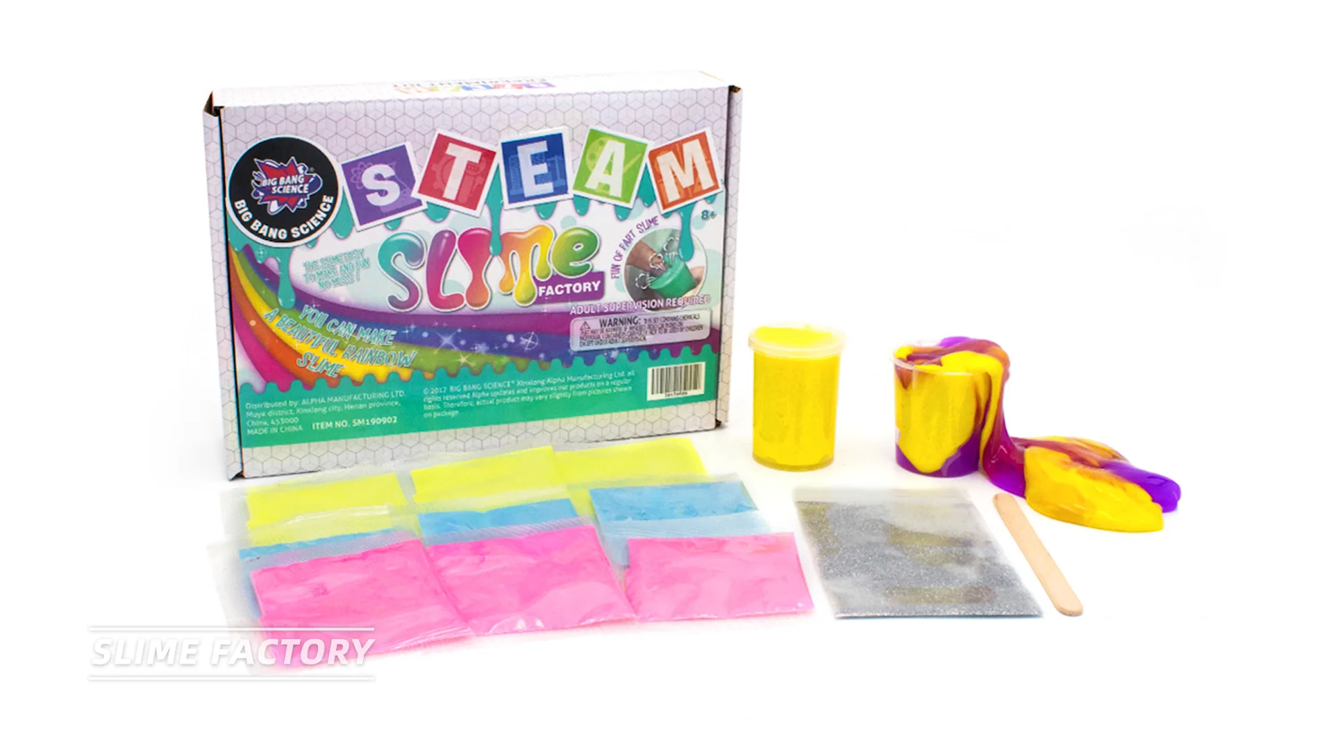 Stem Educational Science Kit Playdough Creative Exercise Slime Factory ...