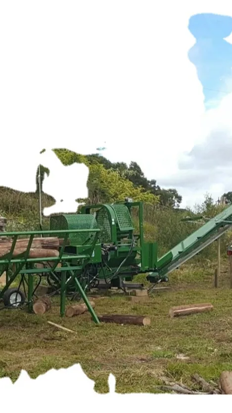 35 Ton Pto Firewood Processor Fire Wood Splitter Forestry Machinery ...