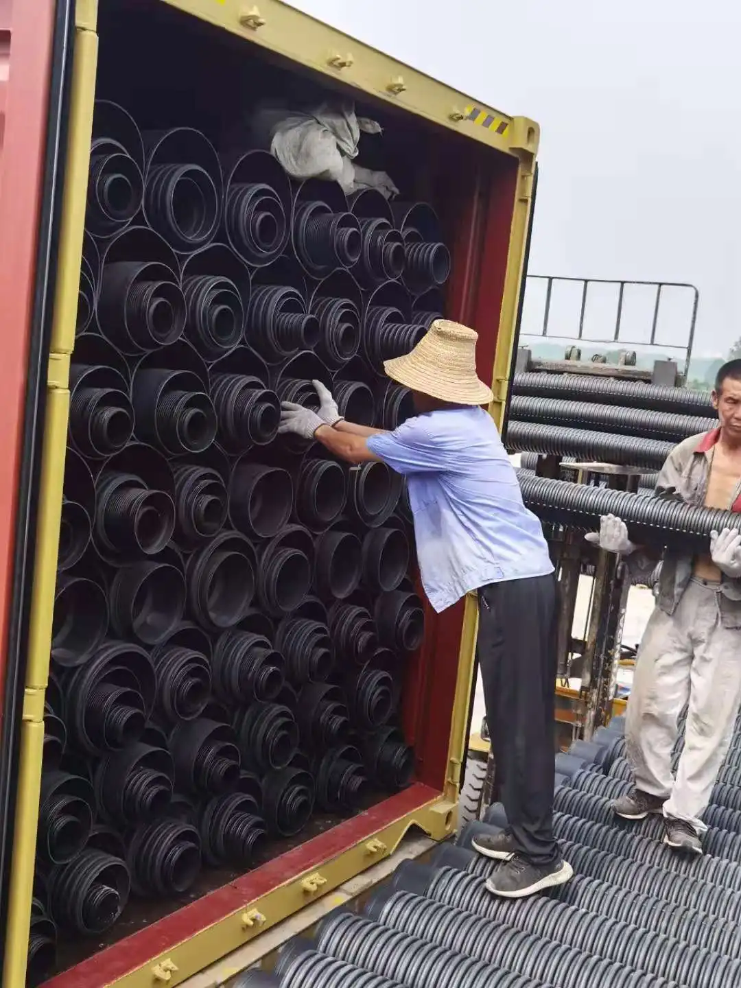 800mm Sn4 Sn8 Hdpe Large Plastic Double Wall Corrugated Dwc Drain ...