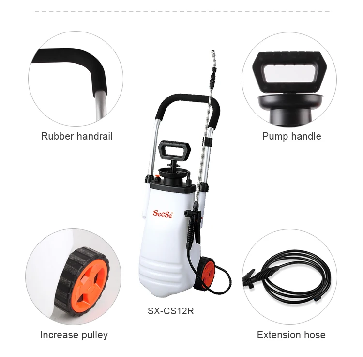 Seesa Wholesale 16L Portable Trolley Hand Air Pressure Pump Garden ...