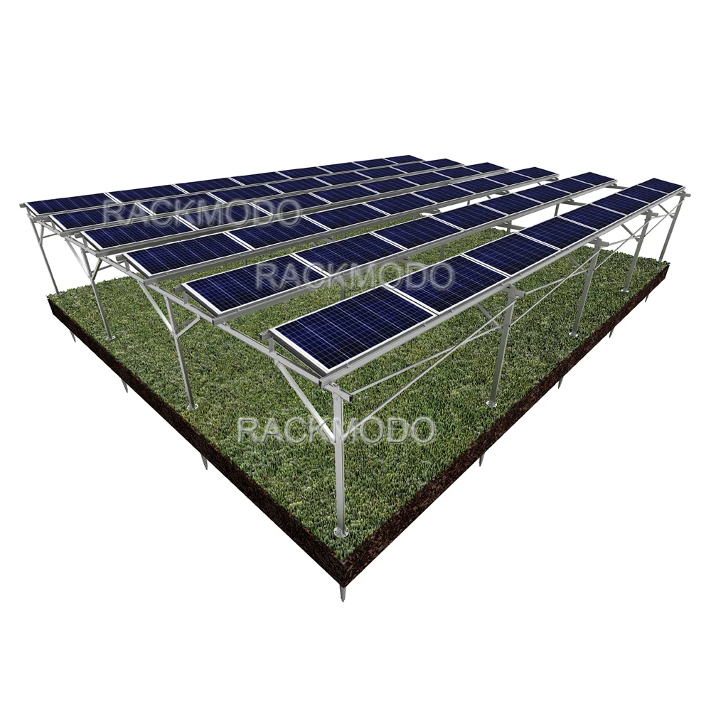Panel Solar Mount - Efficient Agricultural Greenhouse Setup