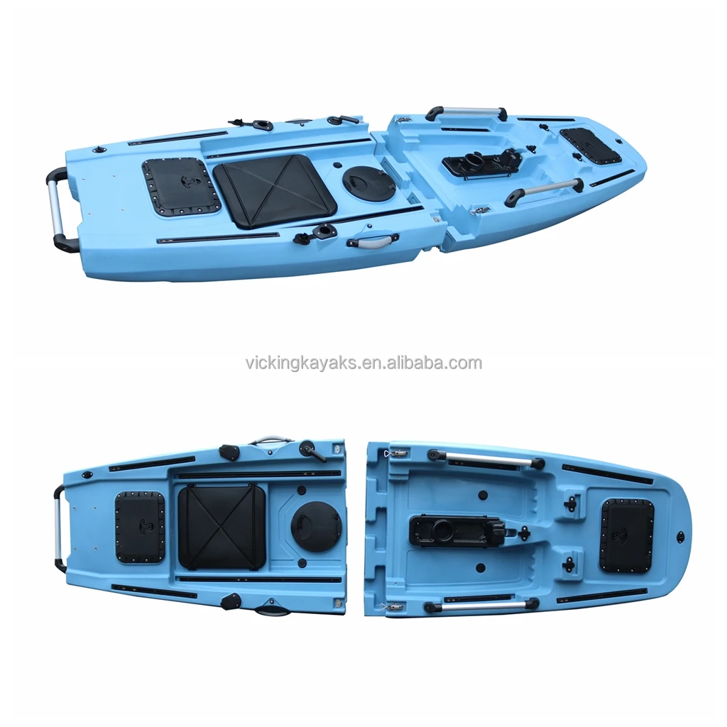 Vicking 3 Section Kayak - Space-Saving, Transportable Fishing Kayak