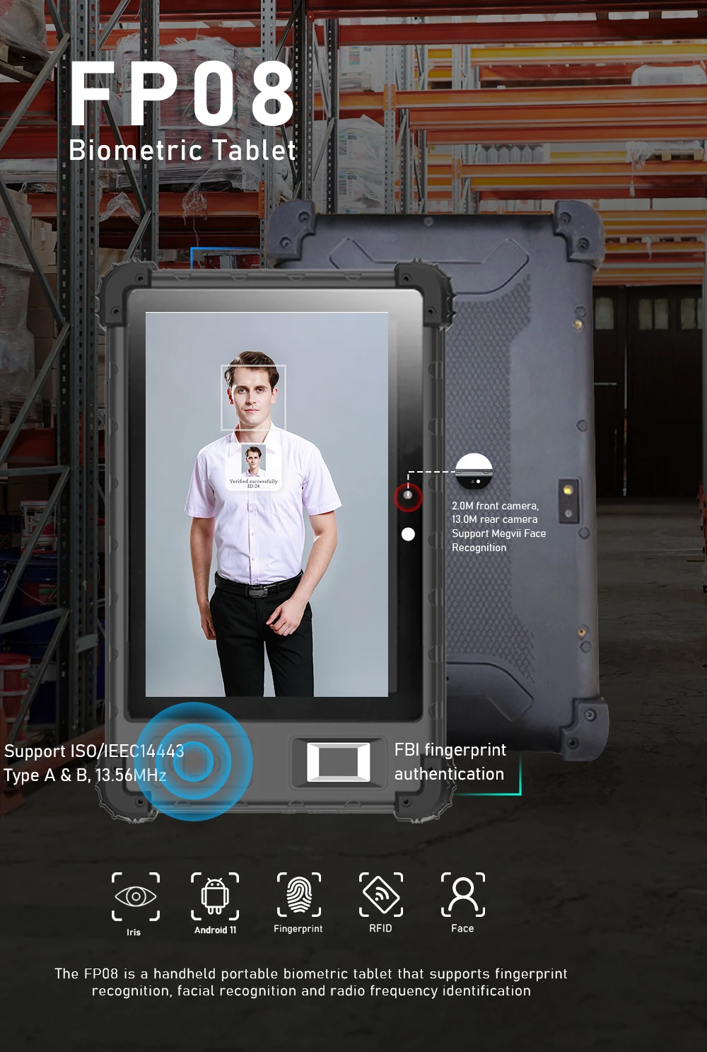 HFSecurity FP08 Support FAP10 Capacitive Fingerprint Sensor Optional ...