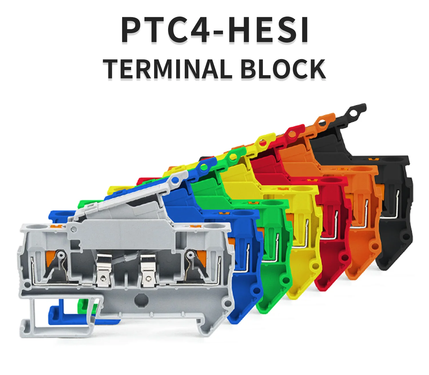 PTC4-HESI 4mm2 Combined DIN Rail Plug-in Spring Fuse Terminal Block - Intelligent Upgrades ...