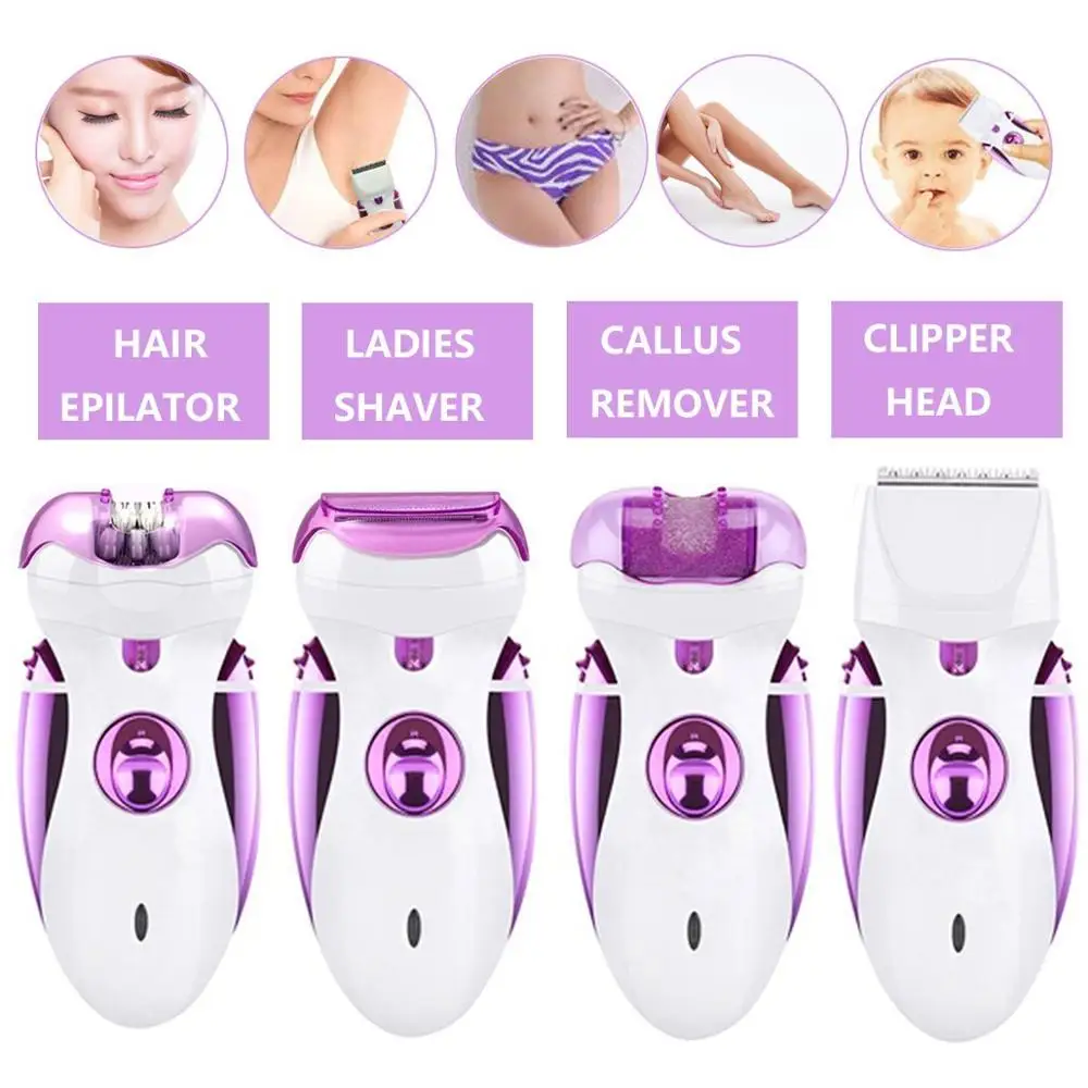 Stainless Steel Epilator Lady Shaver Callus Remover Trimmer Ladies ...