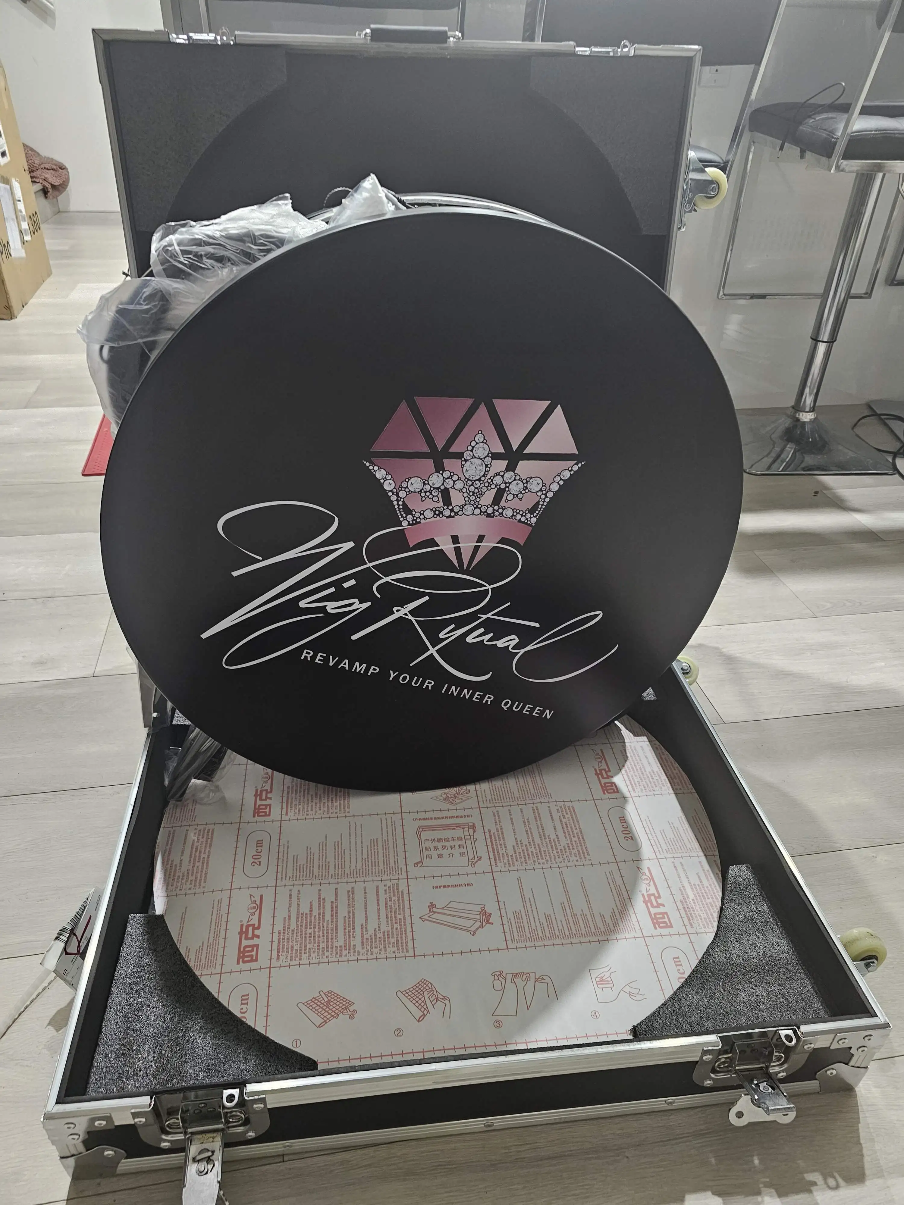 Adjustable 360 Photo Booth Rotating Automatic Slow Motion Machine Magic ...