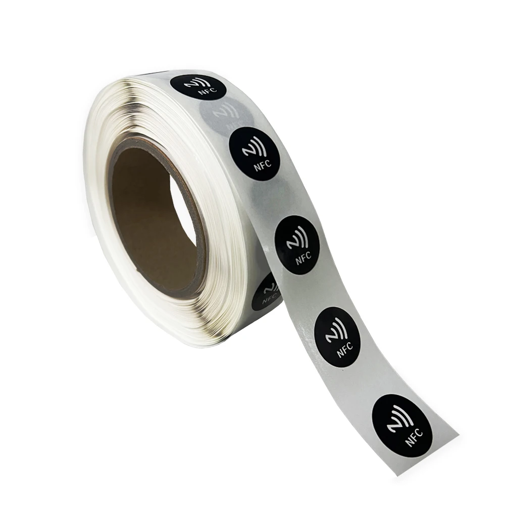 Free Sample 13.56mhz Nfc Chip Ntag215 Nfc Sticker/label/tag Custom Logo ...