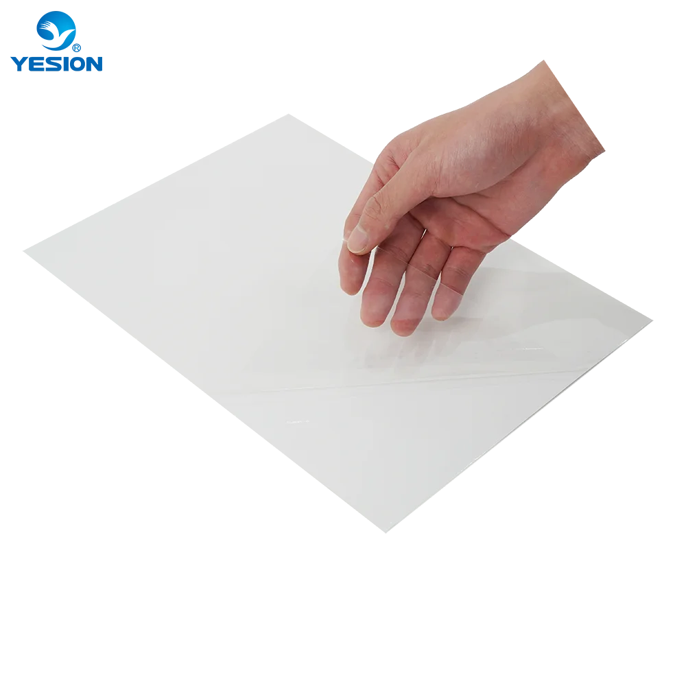 YESION Sublimation Vinyl Sticker Paper - Transparent & Adhesive