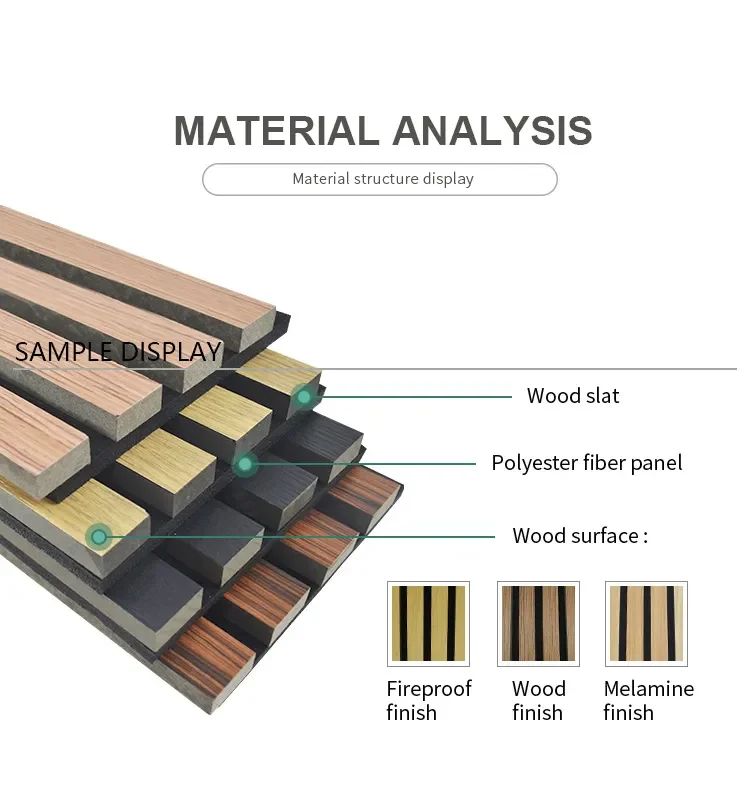 Outdoor Interior Cladding Fluted Louver Laminated Bamboo Mirror Wood ...