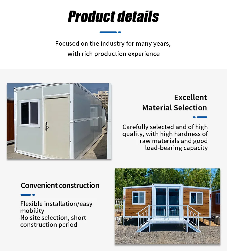 20ft 40ft Prefab Expandable Container Houses Expanding Container Homes ...