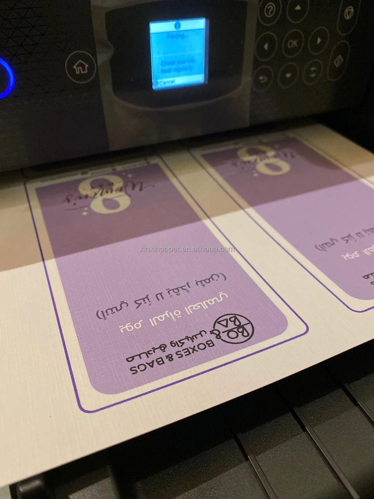 250gsm Linen Pattern Paper - Perfect for Ink & Digital Printers