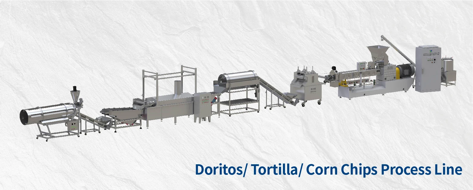 Automatic Doritos Chips Making Corn Chips Machine Tortilla Machinery ...