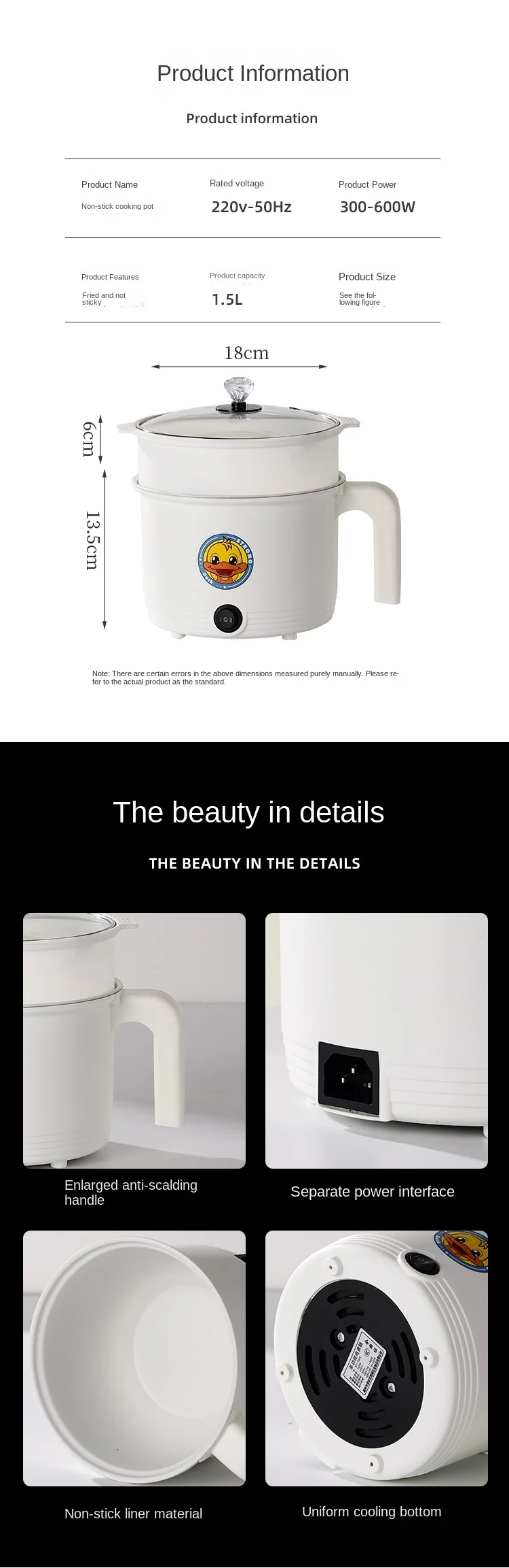 Mini Electric Multi-functional Pot Office Students Dormitory Instant ...