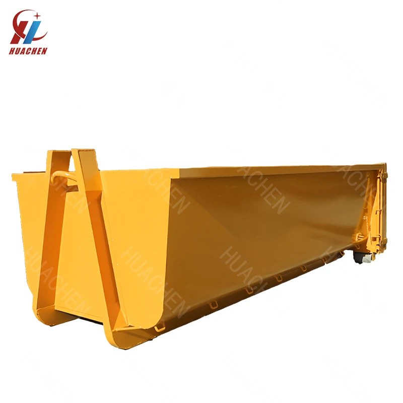 Skip Bin Trailer Outdoor Stackable Steel Metal Skip Bins Scrap Chain ...