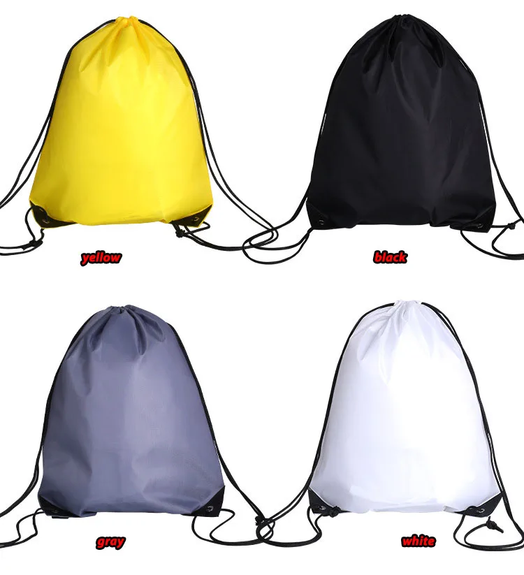 High Quality 210D Polyester Drawstring Bag/ Promotional Drawstring ...