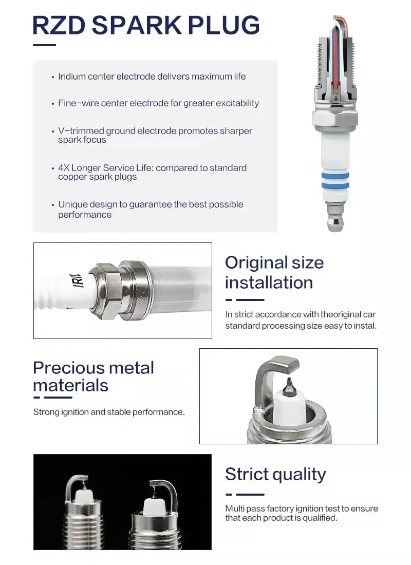 90919-01198 K20tr11 High Quality Spark Plug For Toyota Camry Caldina ...