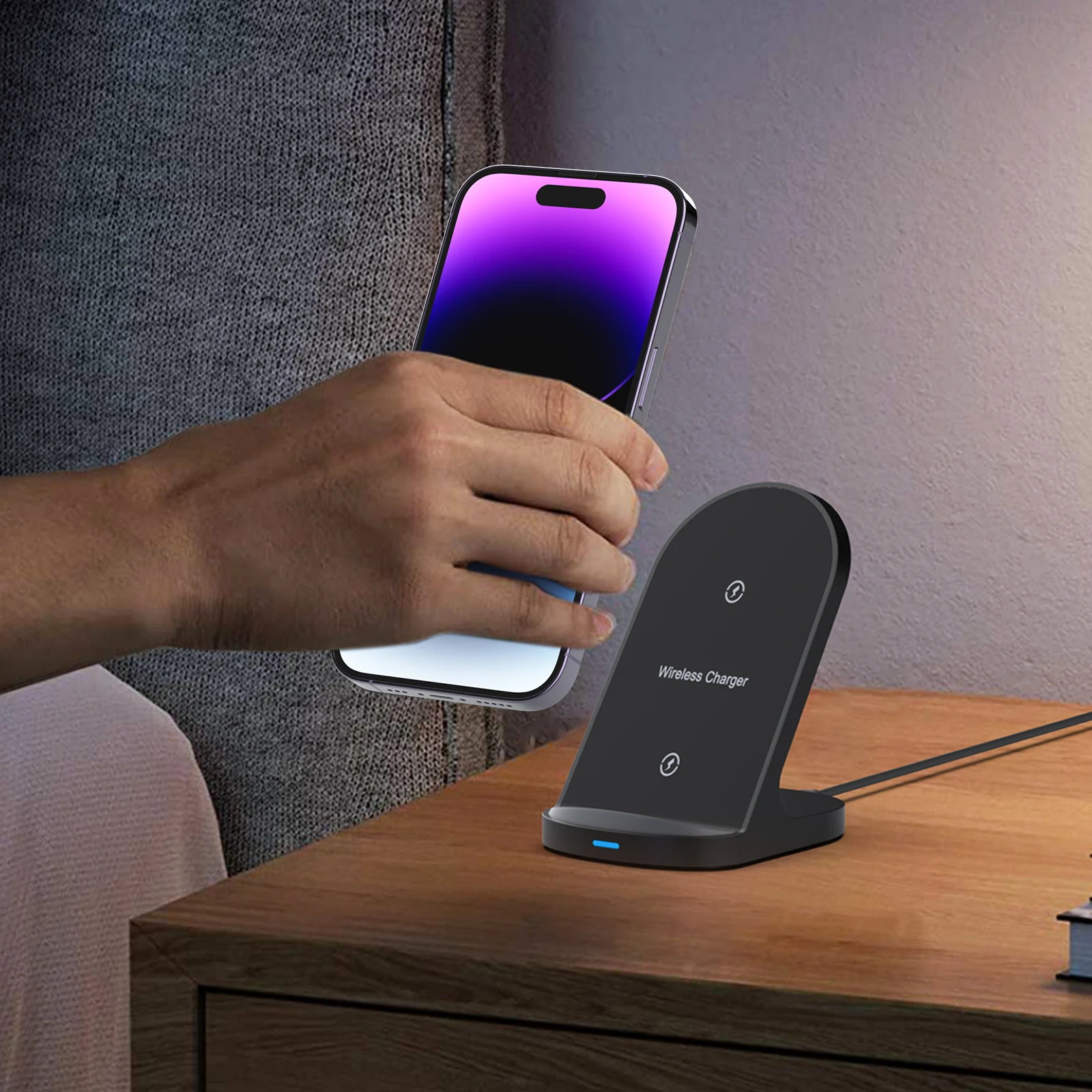 2023 Cross-border Universal Portable Fast Qi Wireless Phone Charger Qi ...