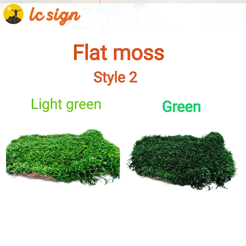 Green Walls Moss Letter - Customized Moss Sign for Business