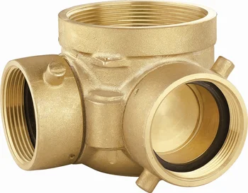 China Cast Brass Ul/fm 4"*2.5" Free Standing Inlet Fire Dept Connection ...