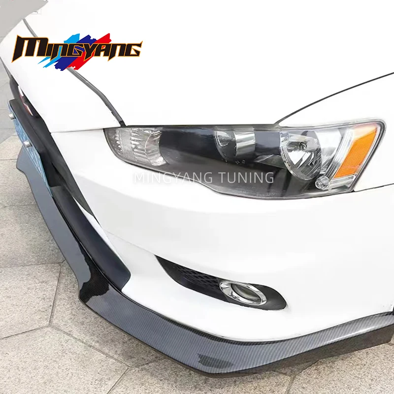 Carbon Fiber Pattern Car Bumper Lip EVO Edition Accessories for ...