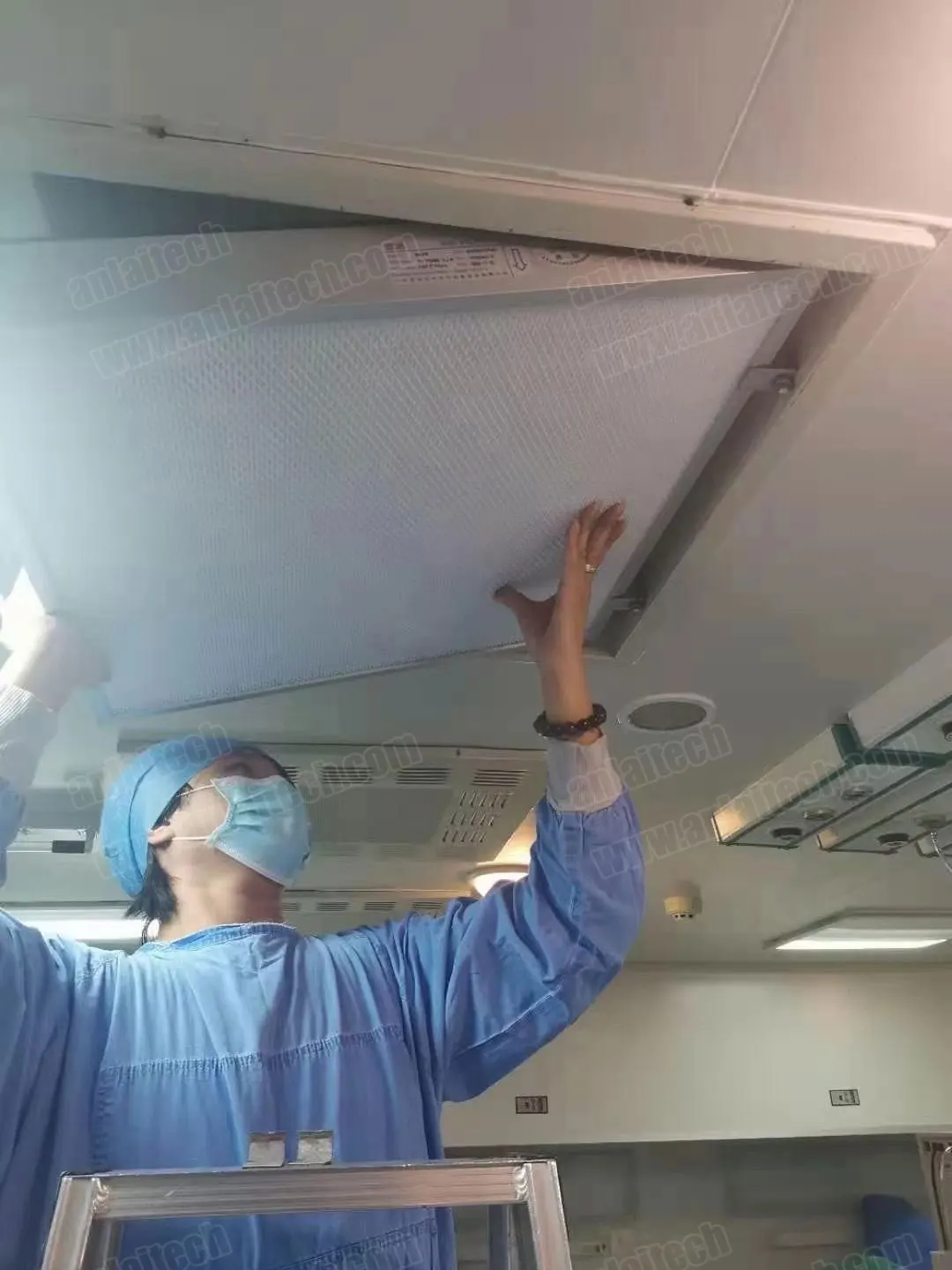 Clean Room Side Testable Fan/filter HEPA Ceiling Module Ffus