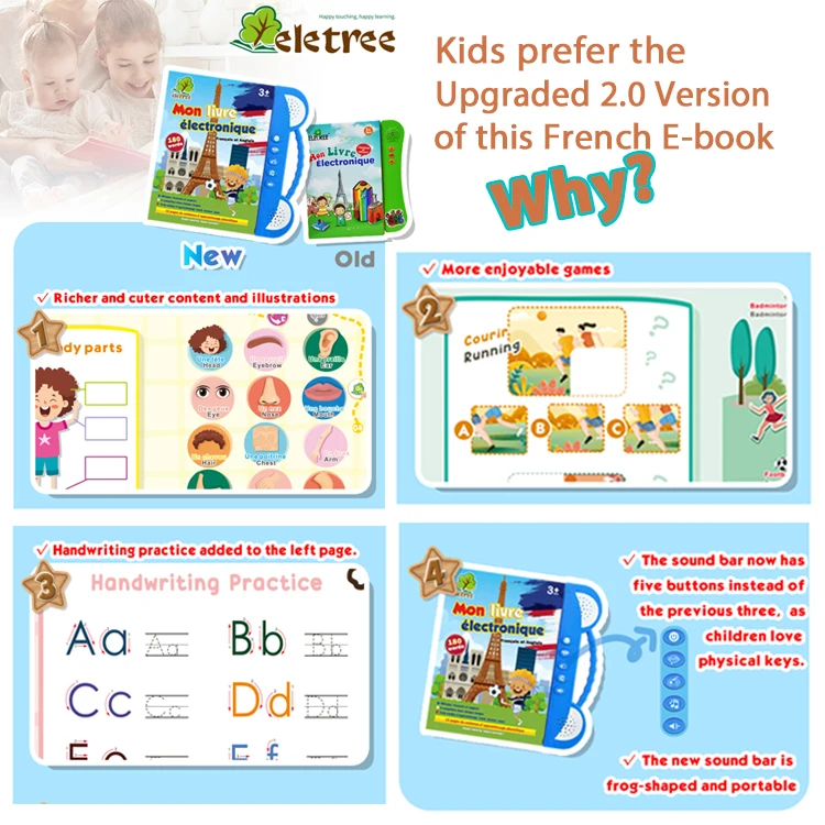 Ebook Learning Kids Bilingual French And English Electronic Talking ...