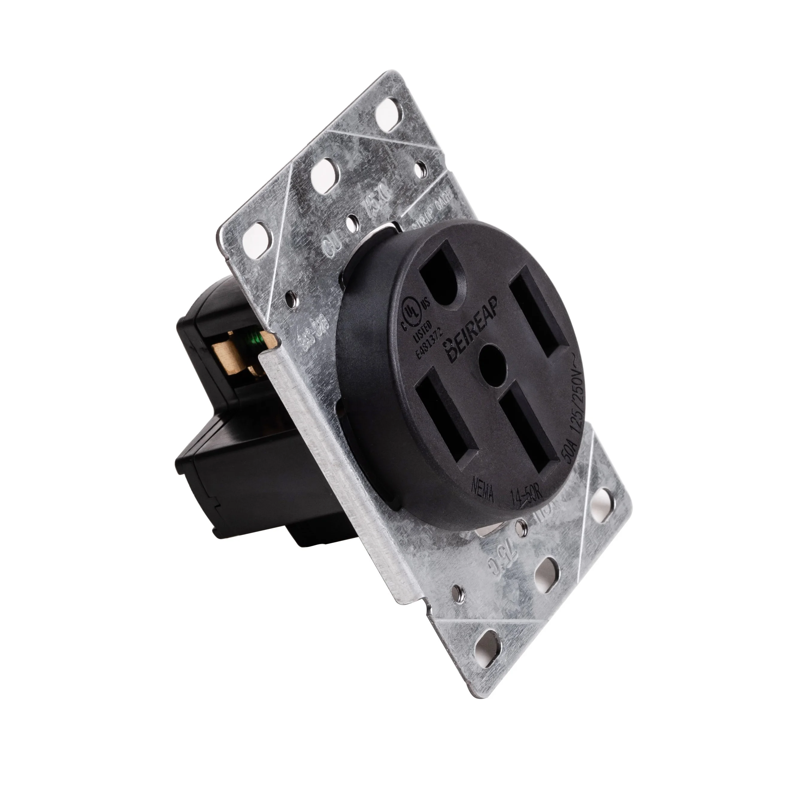 Flush Mount Electrical Rceptacle Industrial Flushed Mounted Straight ...