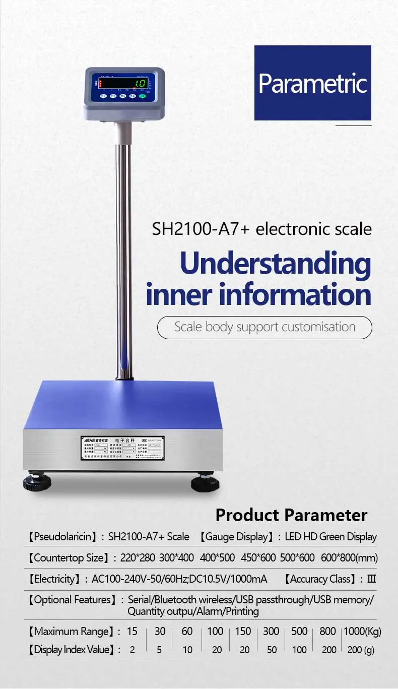 Electronic Digital Industrial Weighing Scale Led Scale 150kg Electronic ...