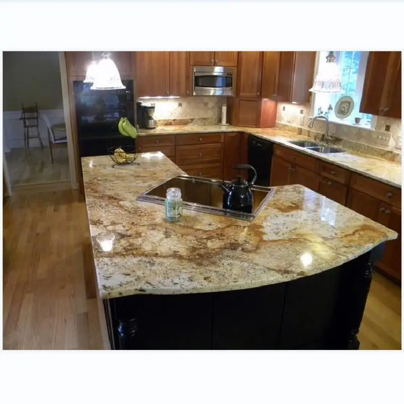 Yellow Granite Kitchen Countertops - Durable & Stylish