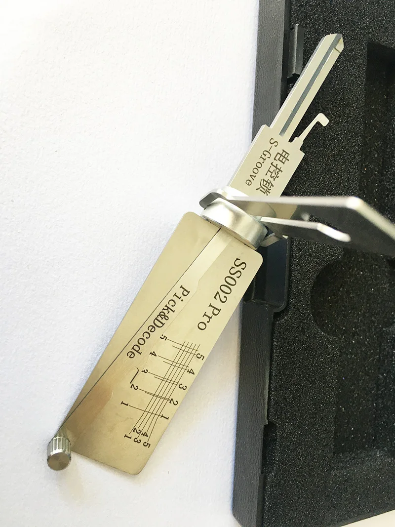 LISHI Tools 2 in 1 SS001/SS002 Civil Lock Picks for Fire Doors ...