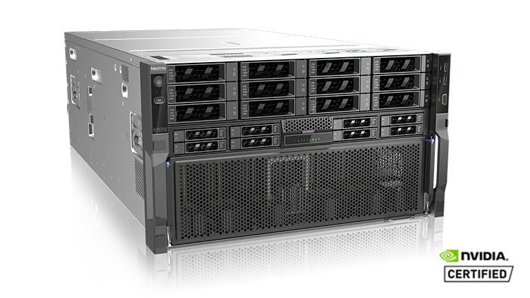 High Performance AI Rack Server 6U Rack H100 Server Chassis Based on ...