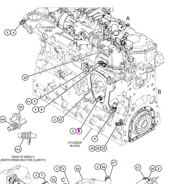 Perkins Engine Oil Pressure Sensor T406711 3203060 320-3060 For ...