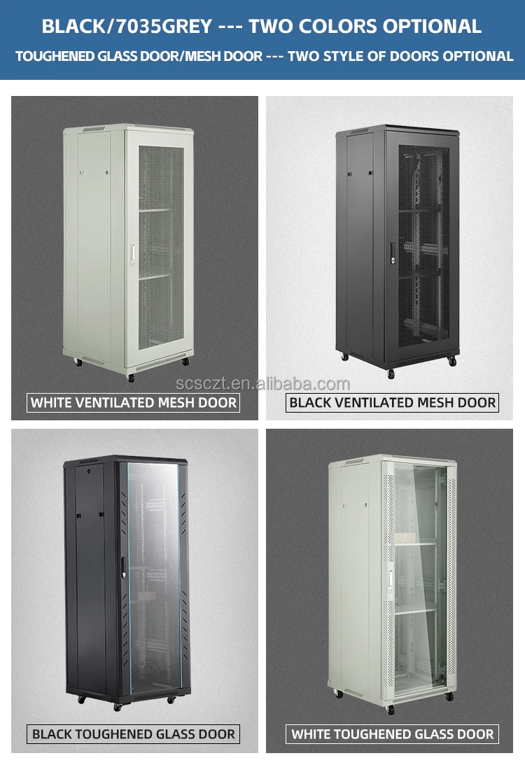 Oem/odm 32u 19-inch Data Center Rack 37u/42u Indoor Network Cabinet ...
