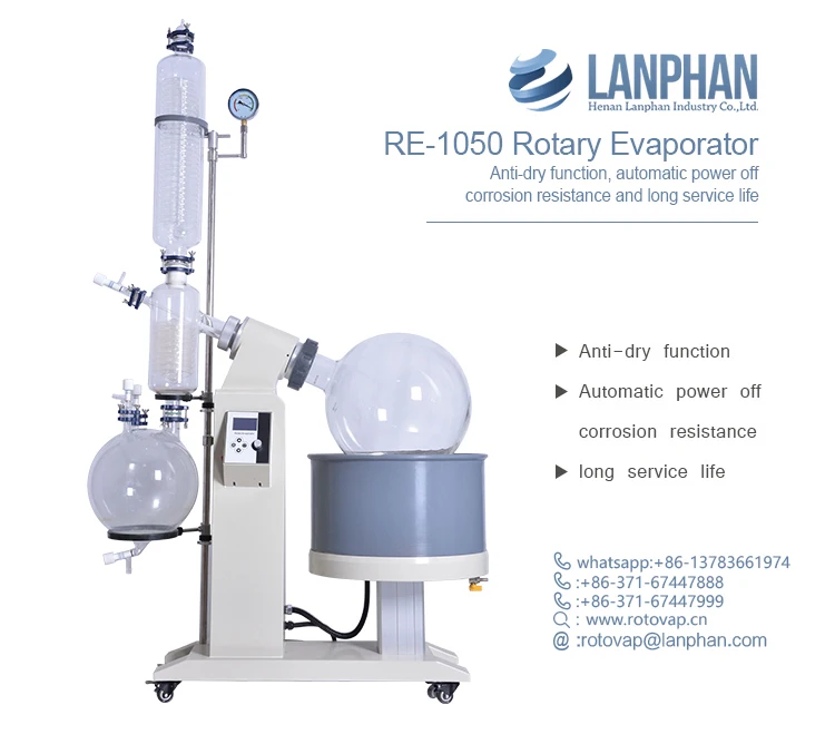 Laboratory Distillation Column Rotovapor Glass Distillation Apparatus ...