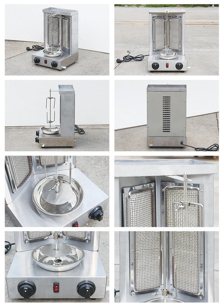 Indoor BBQ Chicken Grill - Electric Shish Kebab Slicer