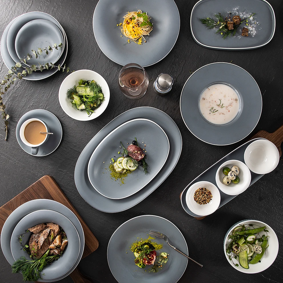 Events Dinnerware Ceramic Dishes Plate Set Assiettes Vajilla Nordic ...