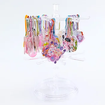 221 Pieces/set Guka Set Gradient Charm Diy Acrylic Card Blank Keychain ...