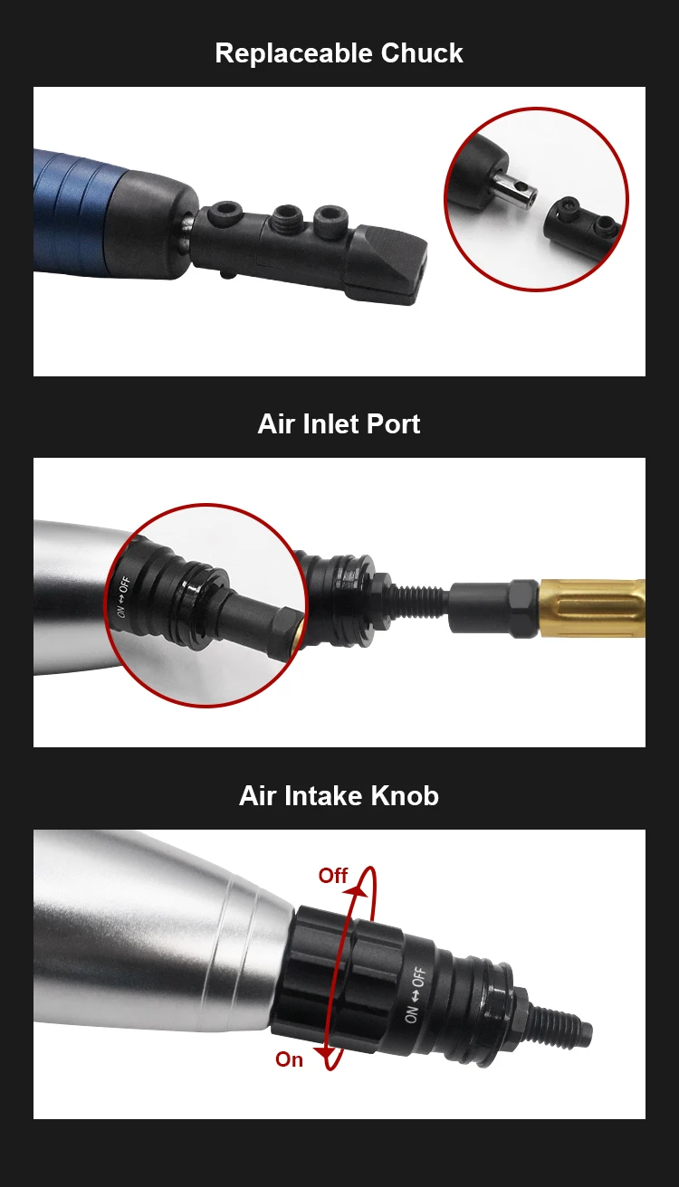 Reciprocating Pneumatic Pencil Grinder Portable Ultrasonic Grinding ...