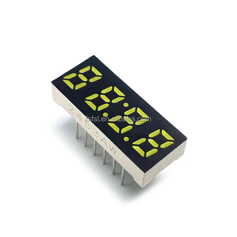 0.25 Inch Mini 7 Segment Display Module White Light 4 Digit 7 Segment ...